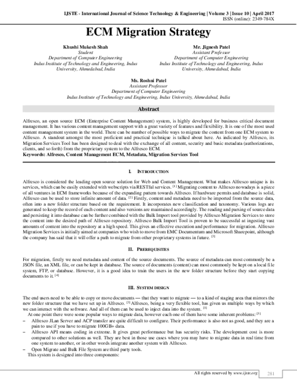 (PDF) ECM Migration Strategy