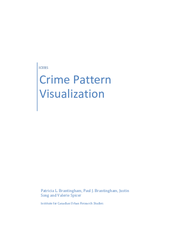 (PDF) Crime Pattern Visualization