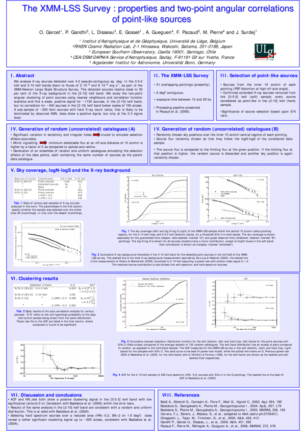 (PDF) The XMM-LSS Survey: Properties and two-point Angular Correlations of point-like Sources ...