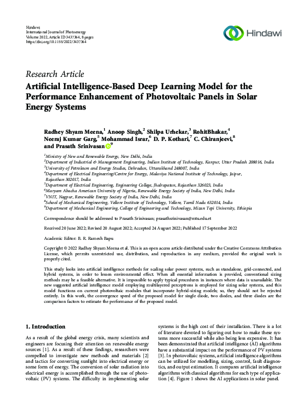 (PDF) Artificial Intelligence-Based Deep Learning Model for the Performance Enhancement of ...