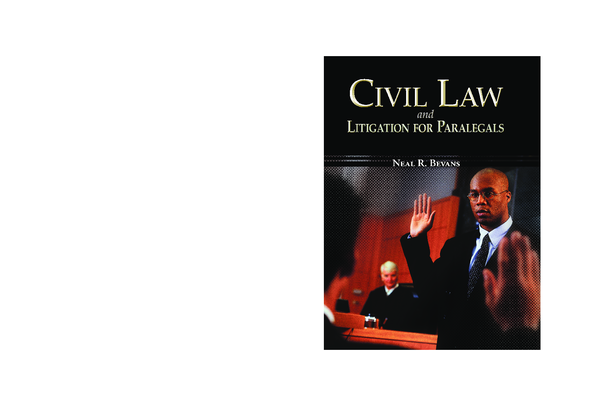 (PDF) Civil Law & Litigation for Paralegals