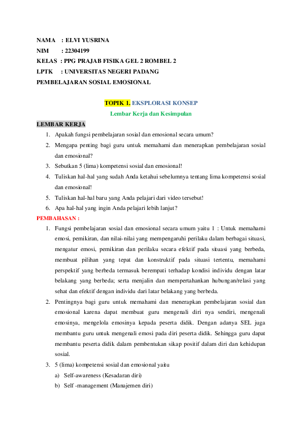 (PDF) Eksplorasi Konsep