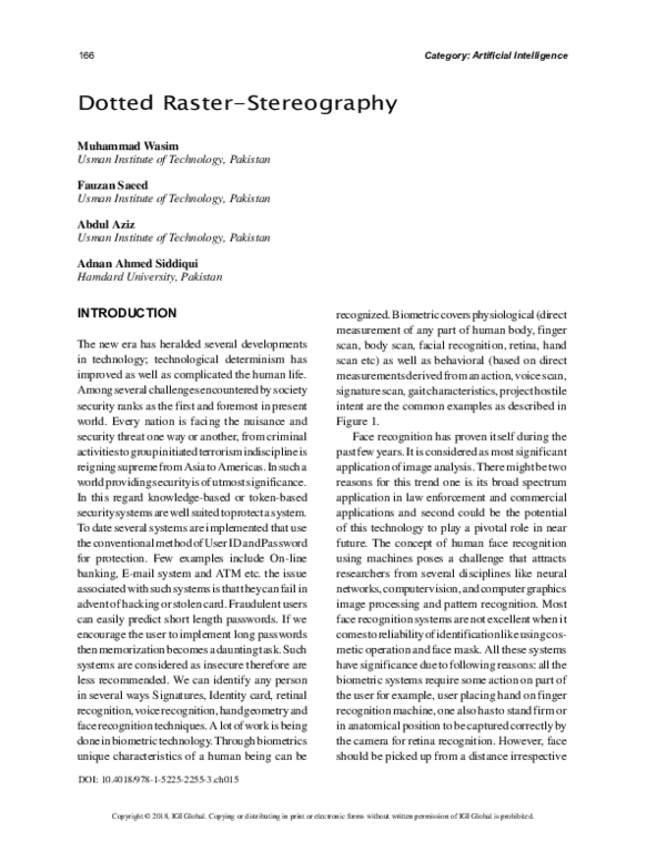 (PDF) Dotted Raster-Stereography | Fauzan Saeed - Academia.edu