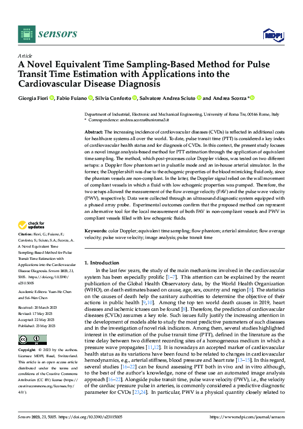 (PDF) A Novel Equivalent Time Sampling-Based Method for Pulse Transit ...