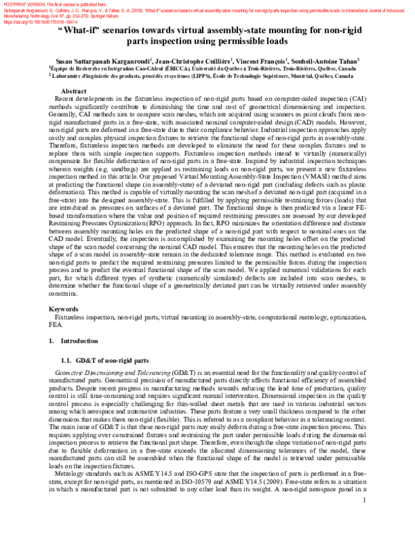 (PDF) “What-if” scenarios towards virtual assembly-state mounting for ...
