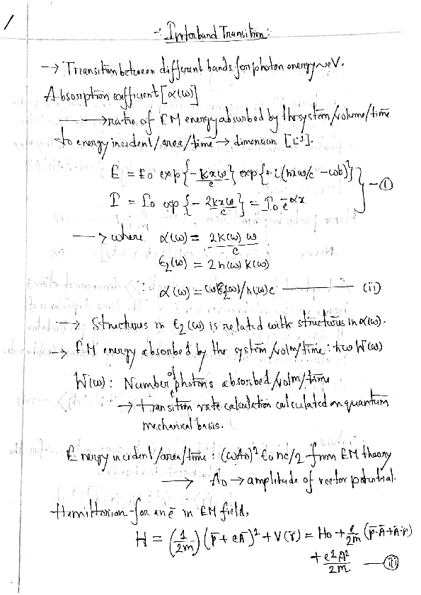(PDF) Inter band Transition
