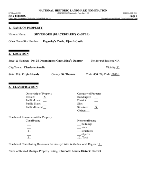 (PDF) NATIONAL HISTORIC LANDMARK NOMINATION NPS Form 10-900 USDI/NPS ...