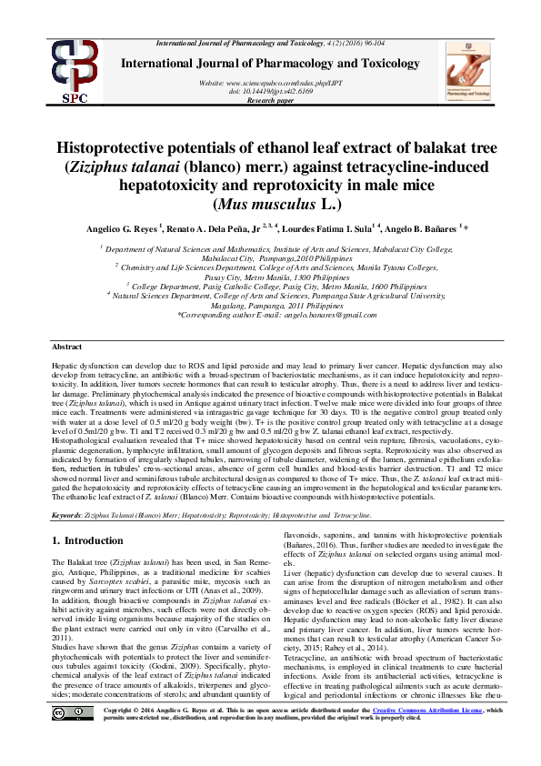 (PDF) Histoprotective potentials of ethanol leaf extract of balakat ...