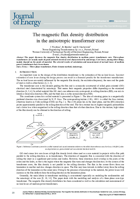 (PDF) The magnetic flux density distribution in the anisotropic ...