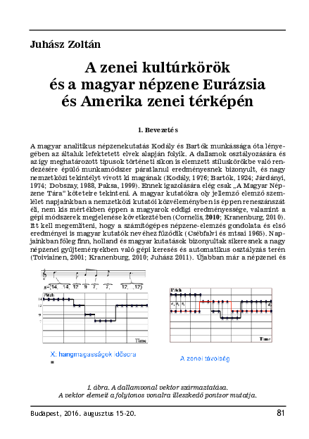 (PDF) A zenei kultúrkörök és a magyar népzene Eurázsia és Amerika zenei ...
