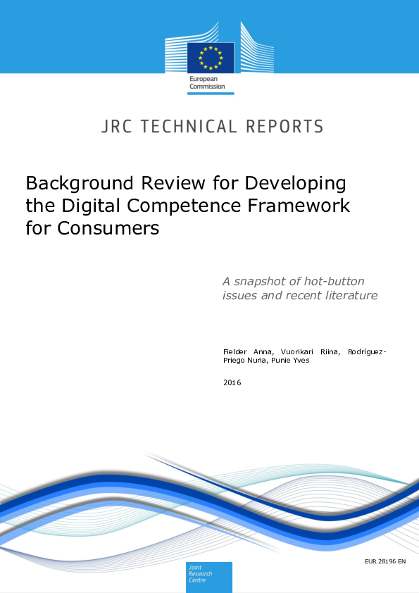(PDF) Background Review for Developing the Digital Competence Framework ...