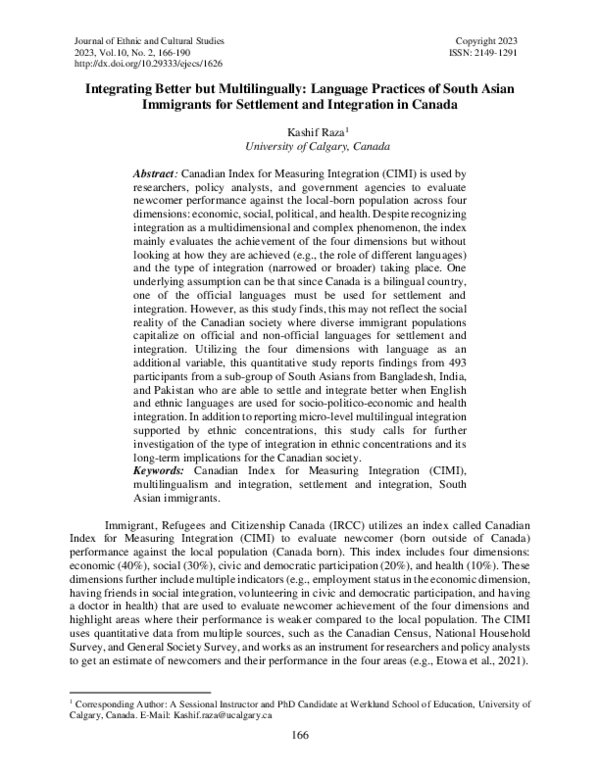 (PDF) Integrating Better but Multilingually: Language Practices of ...