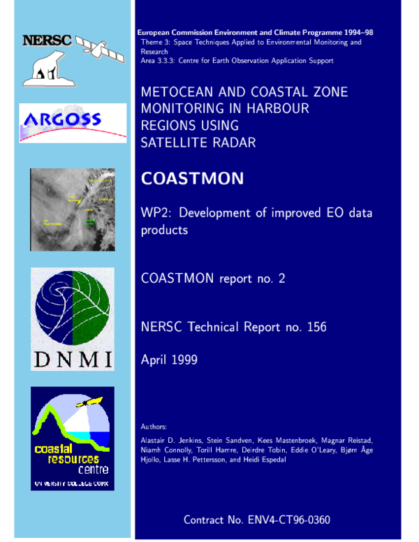 (PDF) Metocean and coastal zone monitoring in harbour regions using ...