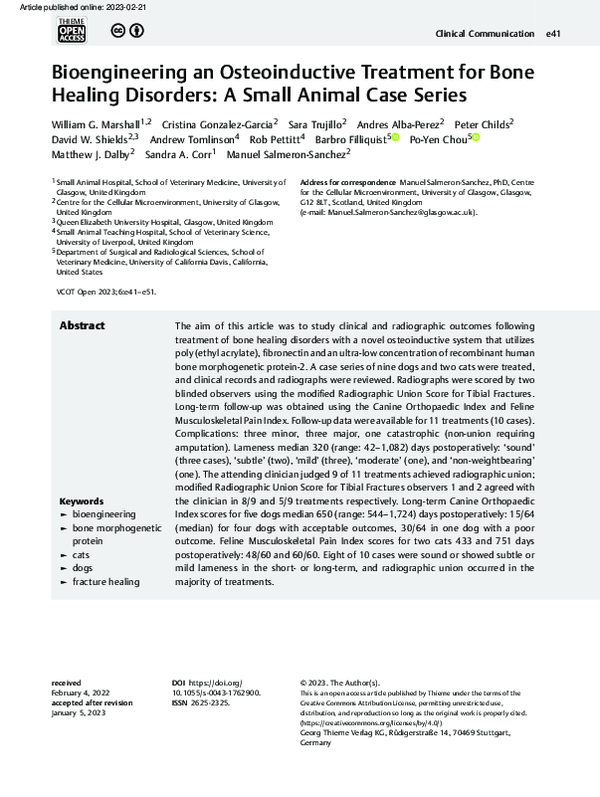 (PDF) Bioengineering an Osteoinductive Treatment for Bone Healing ...