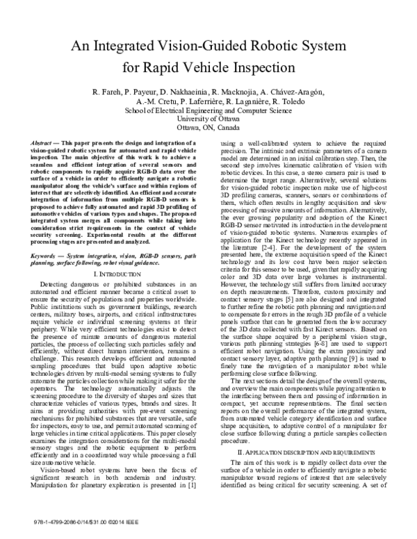 (PDF) An integrated vision-guided robotic system for rapid vehicle ...