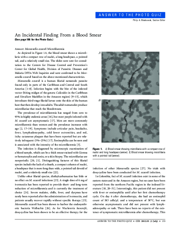 (PDF) An Incidental Finding From a Blood Smear