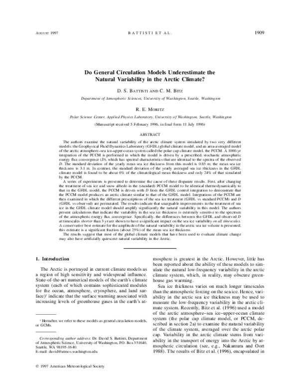 (PDF) Do General Circulation Models Underestimate the Natural ...