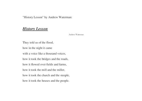(PDF) "History Lessons" from the collection of The River Wensum By ...