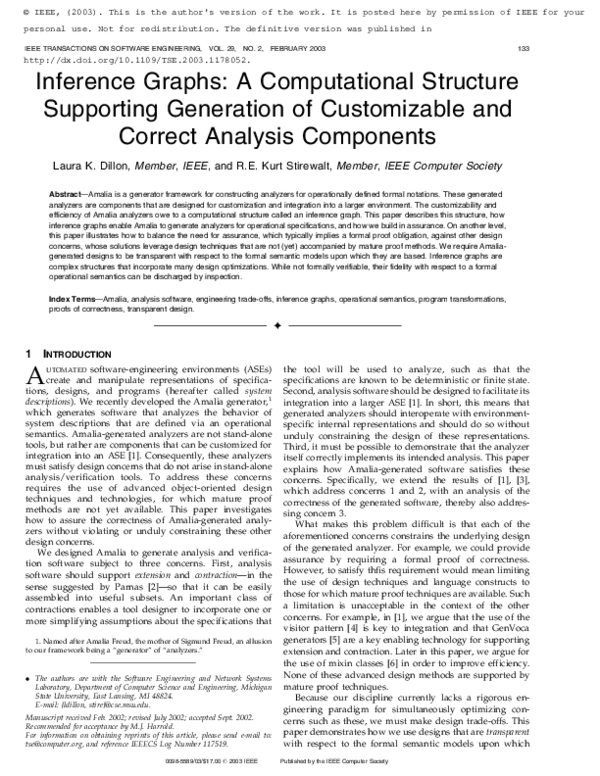 (PDF) Inference graphs: a computational structure supporting generation of customizable and ...