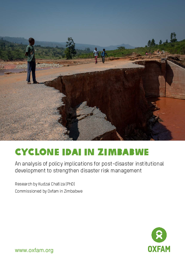 (PDF) The Impact of and Responses to Cyclone Idai in Zimbabwe: An ...