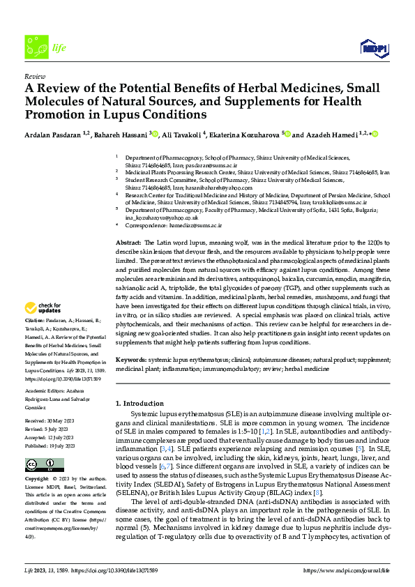 (PDF) A Review of the Potential Benefits of Herbal Medicines, Small ...
