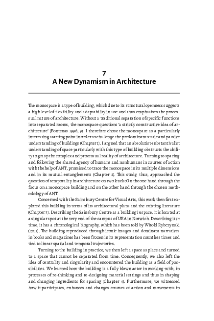 (PDF) 7 A New Dynamism in Architecture