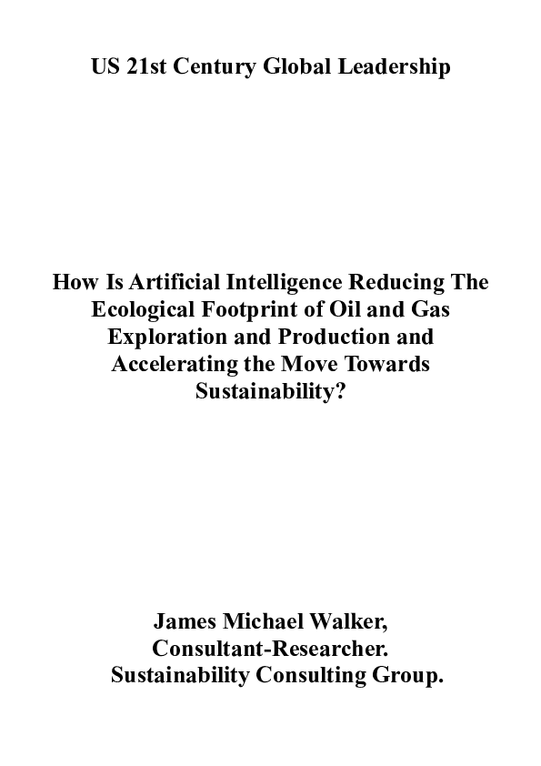 (PDF) How Is Artificial Intelligence Reducing The Ecological Footprint of Oil and Gas ...