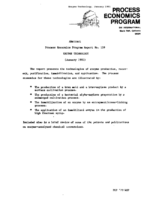 (PDF) Enzyme Technology