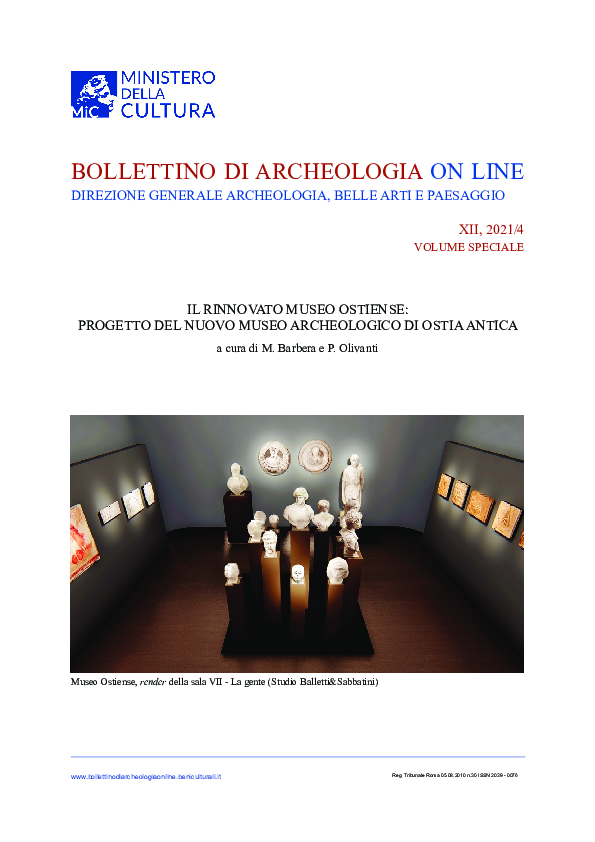 (PDF) Museo Ostia Copert. | Mariarosaria Barbera - Academia.edu