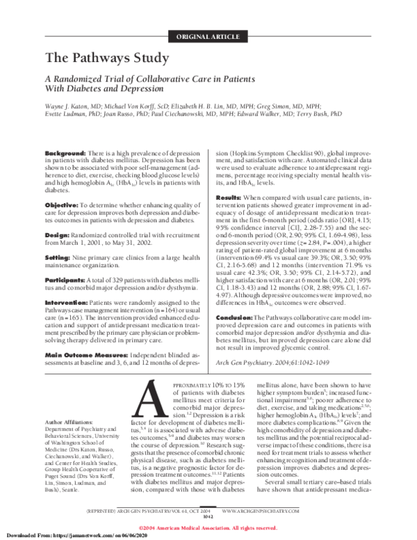 (PDF) The Pathways Study