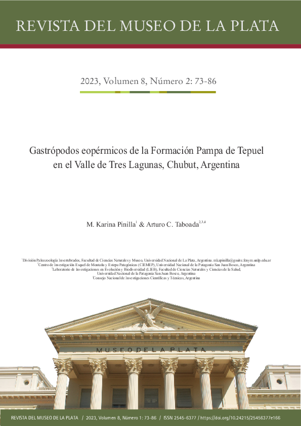 (PDF) Gastrópodos eopérmicos de la Formación Pampa de Tepuel en el ...