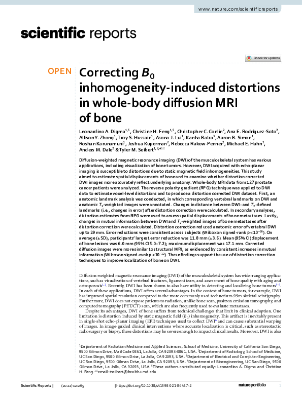 (PDF) Correcting B0 inhomogeneity-induced distortions in whole-body ...