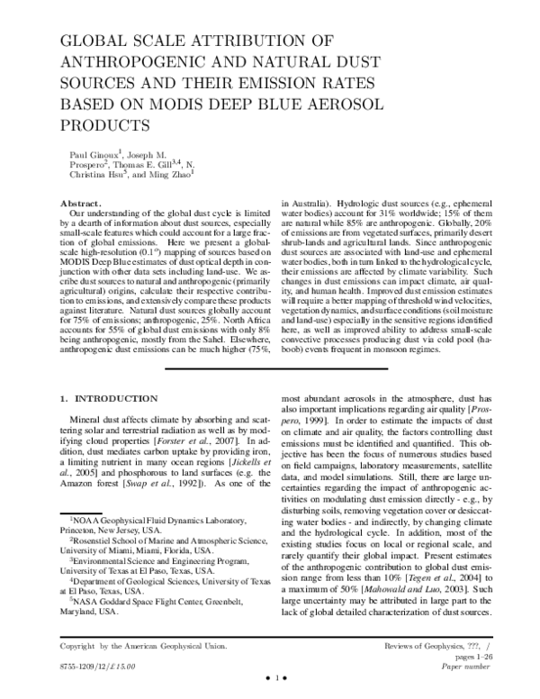 (PDF) Global-scale attribution of anthropogenic and natural dust ...