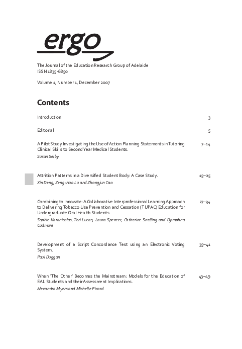 (PDF) Attrition Patterns in a Diversified Student Body: A Case Study