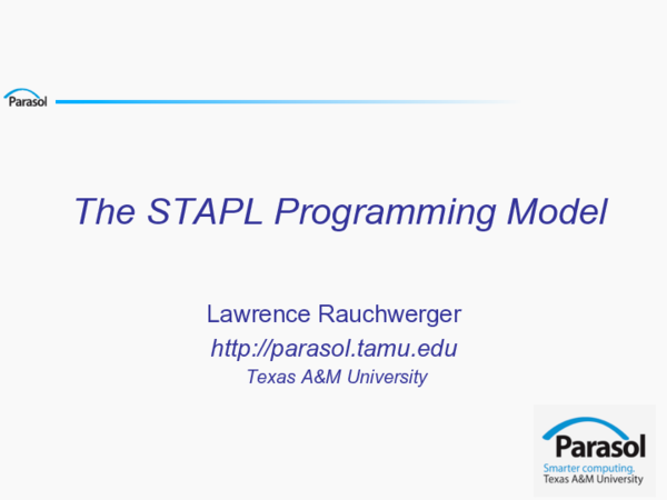 (PDF) Stapl