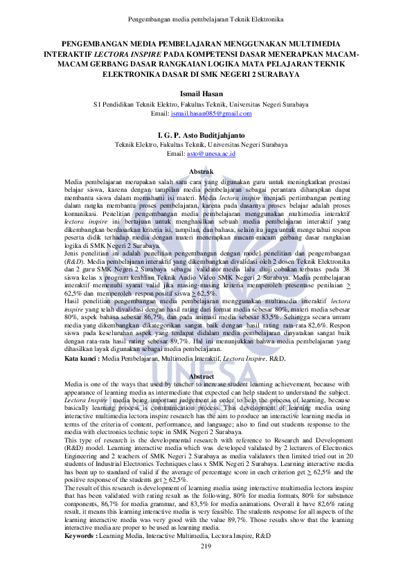 (PDF) Pengembangan Media Pembelajaran Menggunakan Multimedia Interaktif Lectora Inspire Pada ...
