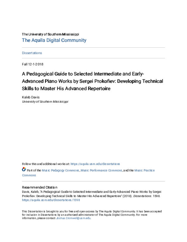 (PDF) A Pedagogical Guide to Selected Intermediate and Early-Advanced ...
