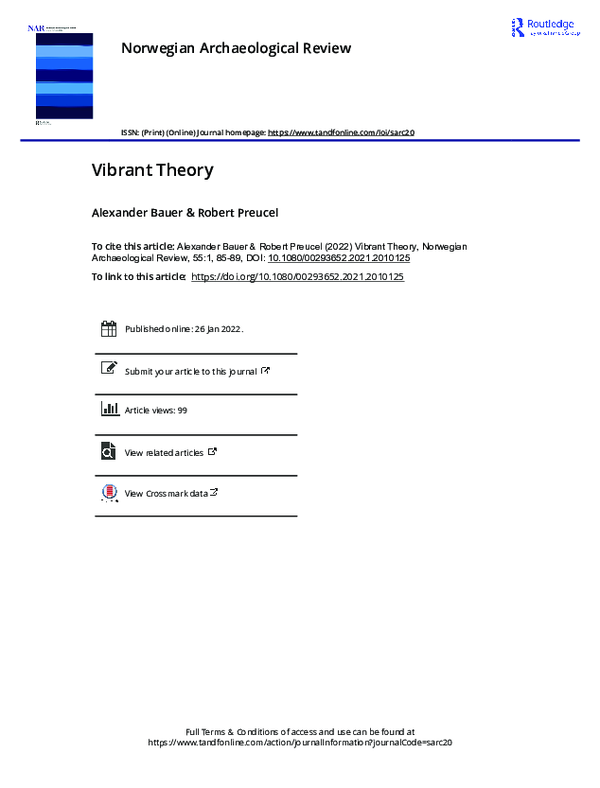 (PDF) Vibrant Theory