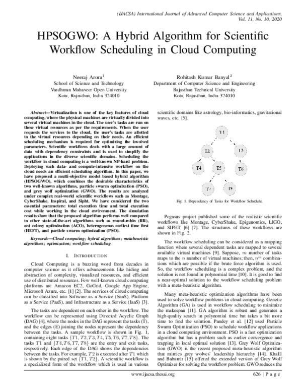 (PDF) HPSOGWO: A Hybrid Algorithm for Scientific Workflow Scheduling in Cloud Computing