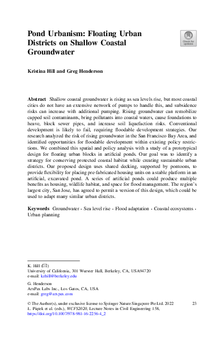 (PDF) Pond Urbanism: Floating Urban Districts on Shallow Coastal ...