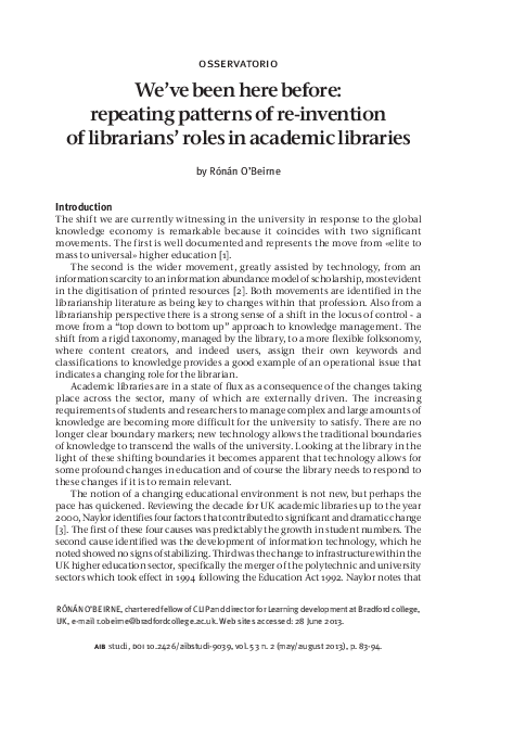 (PDF) Introduction We've been here before: repeating patterns of re ...