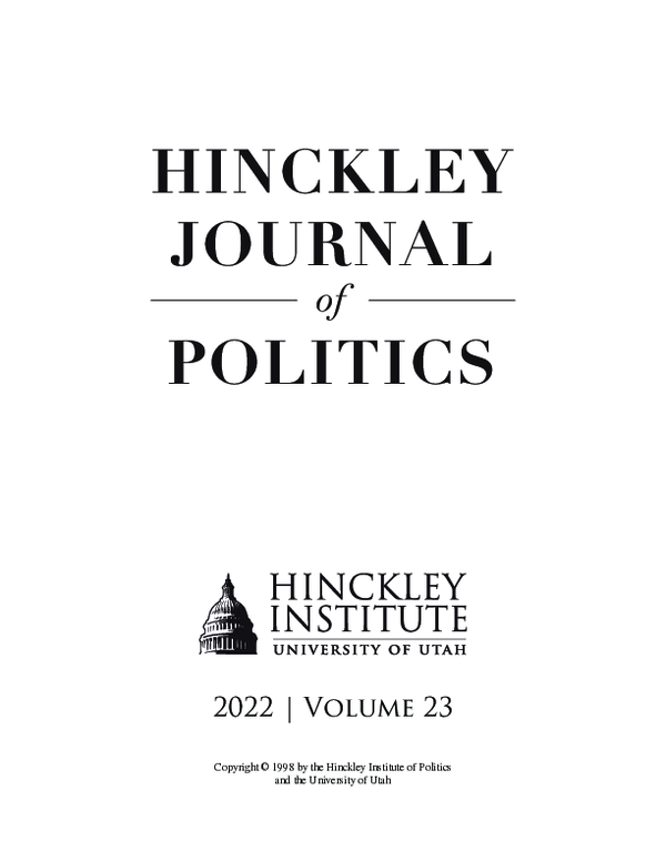 (PDF) The Authorization for Use of Military Force, Its Impact on ...