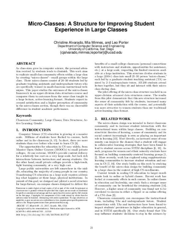 (PDF) Micro-Classes