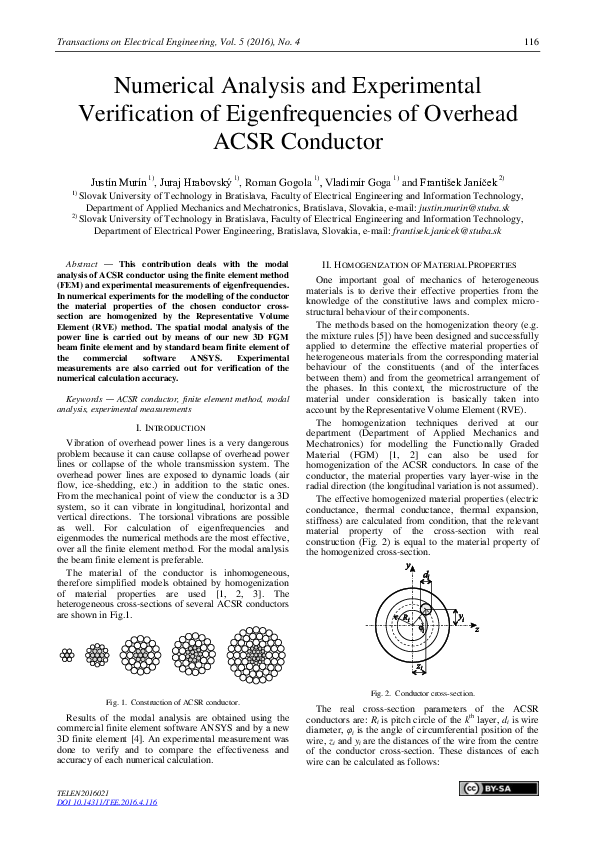 (PDF) Numerical analysis and experimental verification of the electrical impedance tomography ...