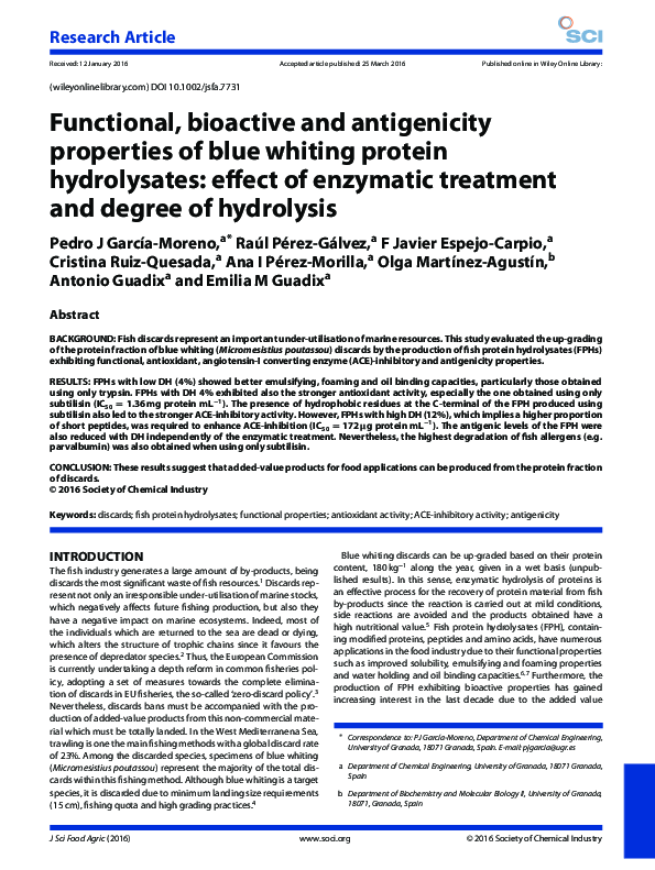 (PDF) Functional, bioactive and antigenicity properties of blue whiting ...