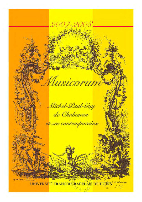 (PDF) Apollon, Momus, Perroquet. Michel Chabanon danseur et musicien ...