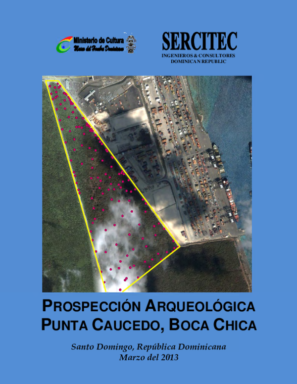 (PDF) Prospección Arqueológica Punta Caucedo, Boca Chica. Santo Domingo ...