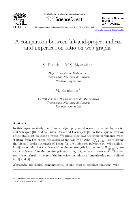 (PDF) A comparison between lift-and-project indices and imperfection ...