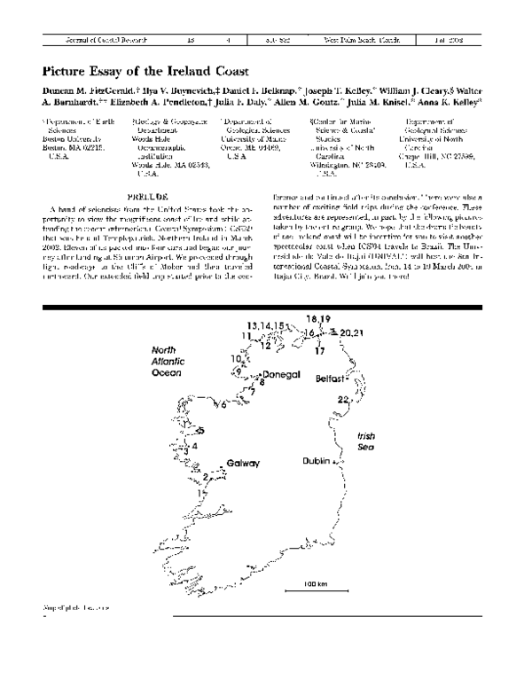(PDF) Picture Essay of the Ireland Coast