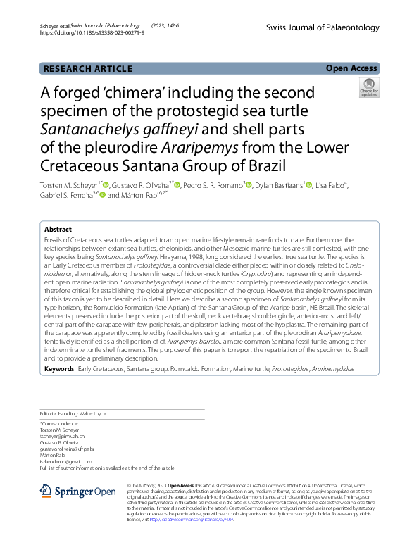 (PDF) A forged ‘chimera’ including the second specimen of the ...